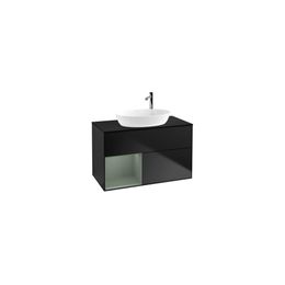 Villeroy & Boch V&B Waschtischunterschrank Finion 100, Pl bla m, Reg Oli. m Lac, bla m Lac ; Villeroy & Boch (F892GMPD)