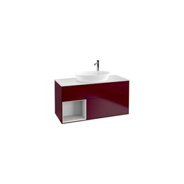 Villeroy & Boch V&B Waschtischunterschrank Finion 120cm, Pl wh. m, Reg wh. m Lac, Peo m ; Villeroy & Boch (F941MTHB)