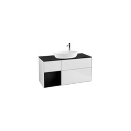 Villeroy & Boch V&B Waschtischunterschrank Finion 120cm, Pl b m, Reg bla m Lac, wh. m Lac ; Villeroy & Boch (F942PDMT)