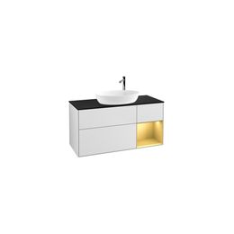 Villeroy & Boch V&B Waschtischunterschrank Finion 120cm, Pl b m, Reg gol m Lac, wh. m Lac ; Villeroy & Boch (F952HFMT)