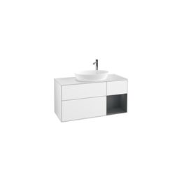Villeroy & Boch V&B Waschtischunterschrank Finion 120cm, Pl w m, Reg md m Lac, glo wh. Lac ; Villeroy & Boch (F951HGGF)
