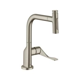 Hansgrohe SPT 230 Se 2jet Axor Citterio m Ausziehbrause und sBox, brushed nickel (39862820)