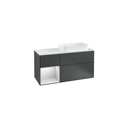 Villeroy & Boch V&B Waschtischunterschrank Wandbeleuchtung Finion 120cm, Pl w m, Rg l w m La, md bl. m Lac ; Villeroy & Boch (G271MTHG)