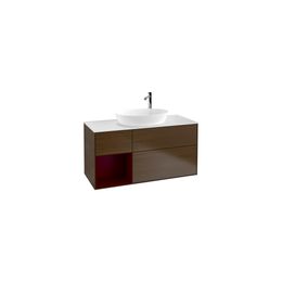 Villeroy & Boch V&B Waschtischunterschrank Finion 120cm, Pl wh. m, Reg Peo m Lac, wal ven ; Villeroy & Boch (F941HBGN)