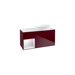 Villeroy & Boch V&B Waschtischunterschrank Finion 120cm, Pl wh. m, Reg wh. m Lac, Peo m ; Villeroy & Boch (FA41MTHB)