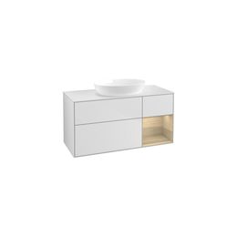 Villeroy & Boch V&B Waschtischunterschrank Finion 120cm, Pl wh. m, Reg Oa ven, wh. m Lac ; Villeroy & Boch (FA71PCMT)