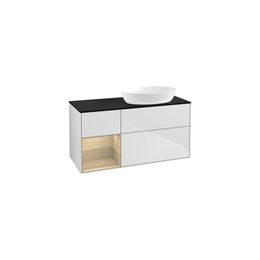 Villeroy & Boch V&B Waschtischunterschrank Finion 120cm, Pl bla m, Reg Oa ven, wh. m Lac ; Villeroy & Boch (FA42PCMT)