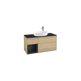 Villeroy & Boch V&B Waschtischunterschrank Finion 120cm, Pl bla m, Reg md m Lac, Oa ven ; Villeroy & Boch (F942HGPC)