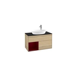 Villeroy & Boch V&B Waschtischunterschrank Finion 100, Pl bla m, Reg Peo m Lac, Oa ven ; Villeroy & Boch (F892HBPC)