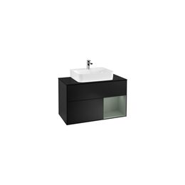 Villeroy & Boch V&B Waschtischunterschrank Finion 100, Pl b m, Rg re Oli. m Lac, bla m Lac ; Villeroy & Boch (F122GMPD)