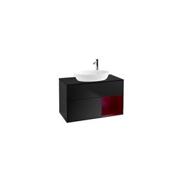 Villeroy & Boch V&B Waschtischunterschrank Finion 100, Pl bla m, Reg Peo m Lac, bla m Lac ; Villeroy & Boch (F902HBPD)