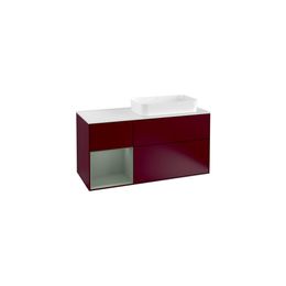 Villeroy & Boch V&B Waschtischunterschrank Finion 120cm, Pl w m, Reg li Oli. m Lac, Peo m ; Villeroy & Boch (F271GMHB)