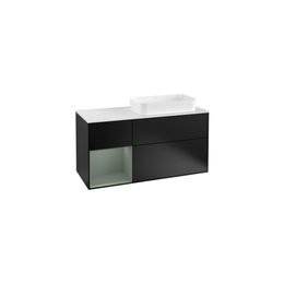 Villeroy & Boch V&B Waschtischunterschrank Wandbeleuchtung Finion 120cm, Pl w m, Rg l Ol m Lac, bla m Lac ; Villeroy & Boch (G271GMPD)