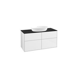 Villeroy & Boch V&B Waschtischunterschrank Finion 120x60,3cm, Abd.-Pl. bla m, glo wh. Lac ; Villeroy & Boch (FA3200GF)