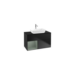 Villeroy & Boch V&B Waschtischunterschrank Finion 100, Pl bla m, Reg Oli. m Lac, bla m Lac ; Villeroy & Boch (F772GMPD)