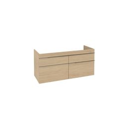 Villeroy & Boch V&B Waschtischunterschrank VENTICELLO 125,3x59x50,2cm, Griff Chrom, nordic oak ; Villeroy & Boch (A93001VJ)