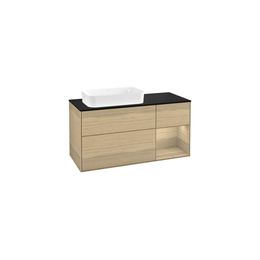 Villeroy & Boch V&B Waschtischunterschrank Wandbeleuchtung Finion 120cm, Pl bla m, Reg re Oa ven, Oa ven ; Villeroy & Boch (G282PCPC)