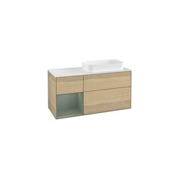 Villeroy & Boch V&B Waschtischunterschrank Finion 120cm, Pl w m, Reg li Oli. m Lac, Oa ven ; Villeroy & Boch (F271GMPC)