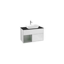 Villeroy & Boch V&B Waschtischunterschrank Finion 100, Pl bla m, Reg Oli. m Lac, wh. m Lac ; Villeroy & Boch (F772GMMT)