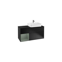 Villeroy & Boch V&B Waschtischunterschrank Wandbeleuchtung Finion 120cm, Pl b m, Rg l Ol m Lac, bla m Lac ; Villeroy & Boch (G142GMPD)