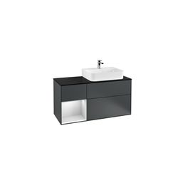 Villeroy & Boch V&B Waschtischunterschrank Wandbeleuchtung Finion 120cm, Pl b m, Rg l w m La, md bl. m Lac ; Villeroy & Boch (G142MTHG)