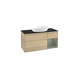 Villeroy & Boch V&B Waschtischunterschrank Finion 120cm, Pl bla m, Reg Oli. m Lac, Oa ven ; Villeroy & Boch (FA72GMPC)