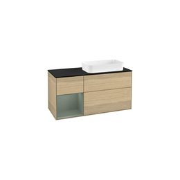 Villeroy & Boch V&B Waschtischunterschrank Finion 120x60 cm, Reg li Oli. m Lac, Oak Veneer ; Villeroy & Boch (F682GMPC)