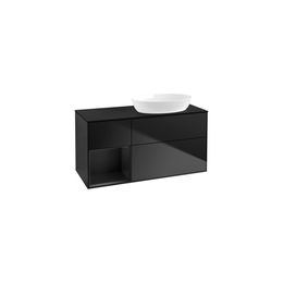 Villeroy & Boch V&B Waschtischunterschrank Finion 120cm, Pl b m, Reg bla m Lac, bla m Lac ; Villeroy & Boch (FA42PDPD)