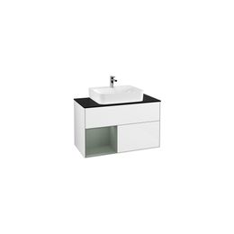 Villeroy & Boch V&B Waschtischunterschrank Wandbeleuchtung Finion 100, Pl b m, Rg l Ol m Lac, glo wh. Lac ; Villeroy & Boch (G112GMGF)
