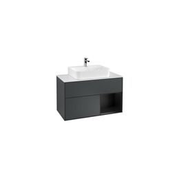 Villeroy & Boch V&B Waschtischunterschrank Wandbeleuchtung Finion 100, Pl w m, Rg r b m Lac, md bl. m Lac ; Villeroy & Boch (G121PDHG)