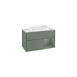 Villeroy & Boch V&B Waschtischunterschrank Wandbeleuchtung Finion 100, Pl w m, Rg r Oli. m Lac, Oli. m Lac ; Villeroy & Boch (G251GMGM)