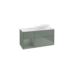 Villeroy & Boch V&B Waschtischunterschrank Finion 120cm, Pl w m, Rg Oli. m Lac, Oli. m Lac ; Villeroy & Boch (FA41GMGM)