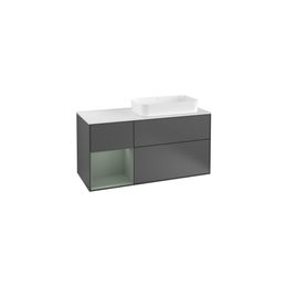 Villeroy & Boch V&B Waschtischunterschrank Finion 120cm, Pl w m, Rg l Ol m Lac, Anthrac. m ; Villeroy & Boch (F271GMGK)
