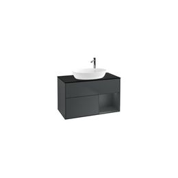 Villeroy & Boch V&B Waschtischunterschrank Finion 100, Pl b m, Reg md m Lac, md bl. m Lac ; Villeroy & Boch (F902HGHG)