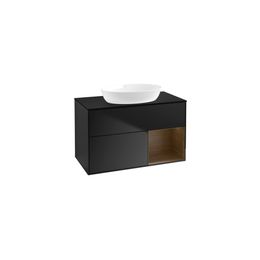 Villeroy & Boch V&B Waschtischunterschrank Finion 100, Pl bla m, Reg wal ven, bla m Lac ; Villeroy & Boch (FA22GNPD)