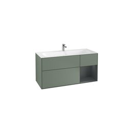 Villeroy & Boch V&B Waschtischunterschrank Wandbeleuchtung Finion 119,6x59,1cm, Rg r md b m La, Oli. m Lac ; Villeroy & Boch (G070HGGM)