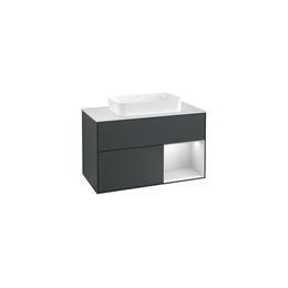 Villeroy & Boch V&B Waschtischunterschrank Wandbeleuchtung Finion 100, Pl w m, Rg r w m Lac, md bl. m Lac ; Villeroy & Boch (G251MTHG)