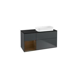 Villeroy & Boch V&B Waschtischunterschrank Finion 120x60 cm, Reg li wal ven, md bl. m Lac ; Villeroy & Boch (F682GNHG)