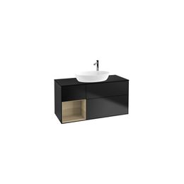 Villeroy & Boch V&B Waschtischunterschrank Finion 120cm, Pl bla m, Reg Oa ven, bla m Lac ; Villeroy & Boch (F942PCPD)