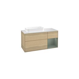 Villeroy & Boch V&B Waschtischunterschrank Wandbeleuchtung Finion 120cm, Pl w m, Reg re Oli. m Lac, Oa ven ; Villeroy & Boch (G281GMPC)
