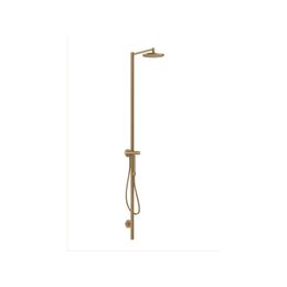 Hansgrohe Nature Duschs&auml;ule Axor Starck m Kopfbrause, Handbrause, brushed bronze (12670140)
