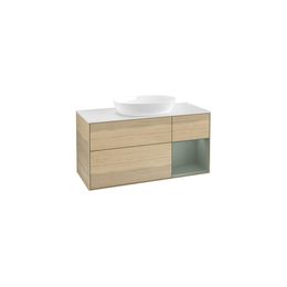 Villeroy & Boch V&B Waschtischunterschrank Finion 120cm, Pl wh. m, Reg Oli. m Lac, Oa ven ; Villeroy & Boch (FA71GMPC)