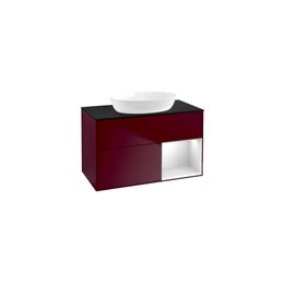 Villeroy & Boch V&B Waschtischunterschrank Finion 100, Pl bla m, Reg wh. m Lac, Peo m ; Villeroy & Boch (FA22MTHB)