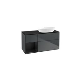 Villeroy & Boch V&B Waschtischunterschrank Finion 120cm, Pl b m, Rg b m Lac, md bl. m Lac ; Villeroy & Boch (FA42PDHG)