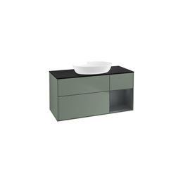 Villeroy & Boch V&B Waschtischunterschrank Finion 120cm, Pl b m, Reg md m Lac, Oli. m Lac ; Villeroy & Boch (FA72HGGM)