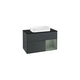 Villeroy & Boch V&B Waschtischunterschrank Wandbeleuchtung Finion 100, Pl b m, Rg r Ol m Lac, md bl. m Lac ; Villeroy & Boch (G252GMHG)