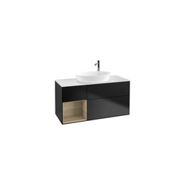 Villeroy & Boch V&B Waschtischunterschrank Finion 120cm, Pl wh. m, Reg Oa ven, bla m Lac ; Villeroy & Boch (F941PCPD)