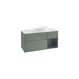 Villeroy & Boch V&B Waschtischunterschrank Finion 120cm, Pl w m, Reg md m Lac, Oli. m Lac ; Villeroy & Boch (FA71HGGM)