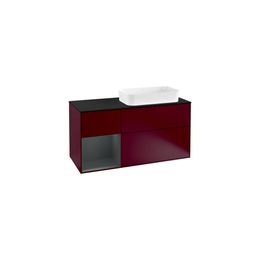 Villeroy & Boch V&B Waschtischunterschrank Wandbeleuchtung Finion 120cm, Pl b m, Rg li md bl. m Lac, Peo m ; Villeroy & Boch (G272HGHB)