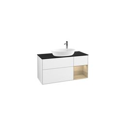 Villeroy & Boch V&B Waschtischunterschrank Finion 120cm, Pl bla m, Reg Oa ven, glo wh. Lac ; Villeroy & Boch (F952PCGF)